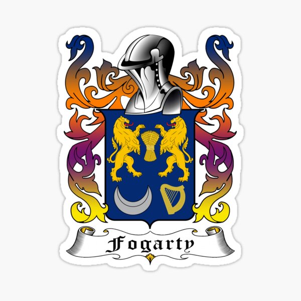 "FOGARTY" Sticker for Sale by CathalDevlin | Redbubble