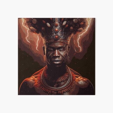 "Shango of Lightning " Art Board Print for Sale by WennsdaysChild ...