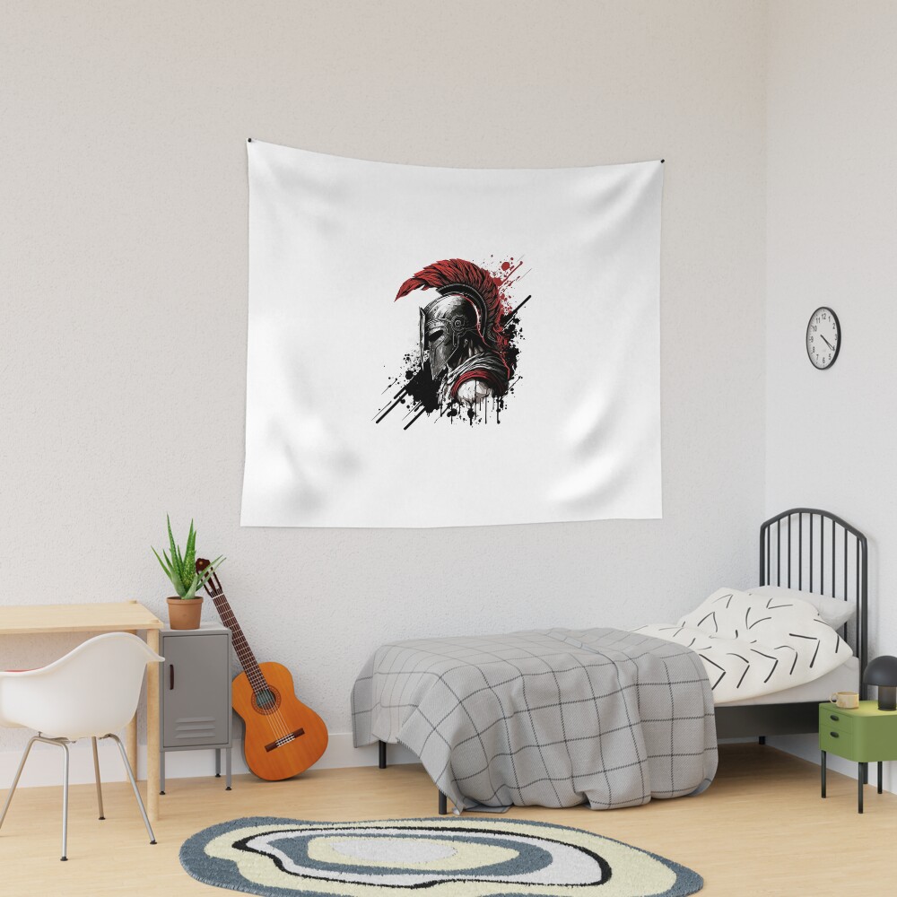 "Spartan Warrior: The Ultimate Battle-Ready Design" Art Board Print for ...