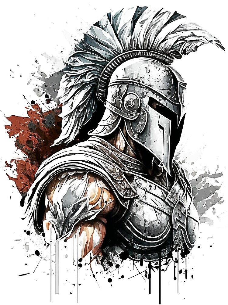 "Spartan Warrior - Battle-Ready" Poster for Sale by kyshaspace | Redbubble