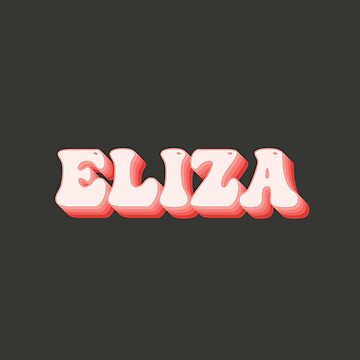 "Eliza - Name" Sticker for Sale by kindxinn | Redbubble