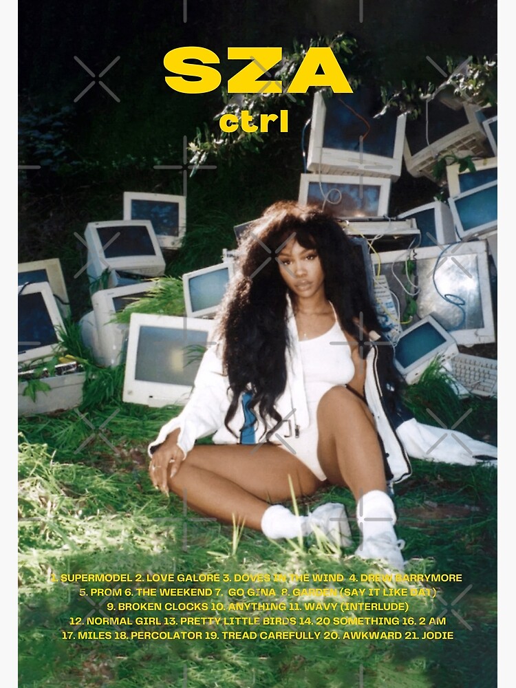 "SZA Ctrl Deluxe Poster" Poster for Sale by lisejl | Redbubble