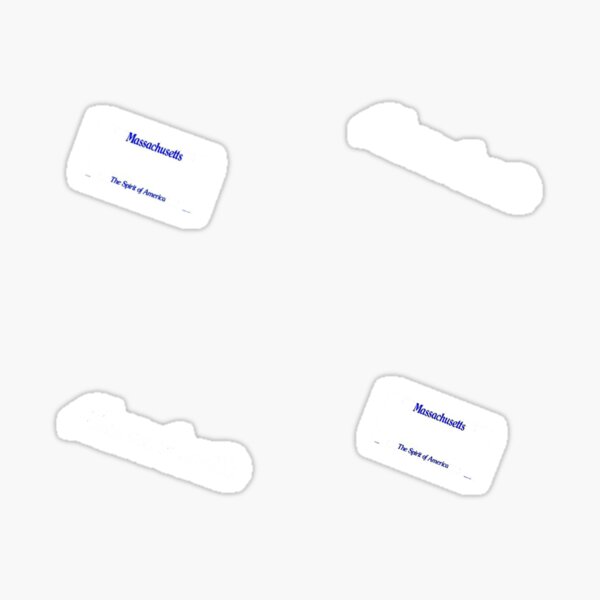 "Massachusetts License Plate Pattern - Available on Stickers Socks Mugs ...
