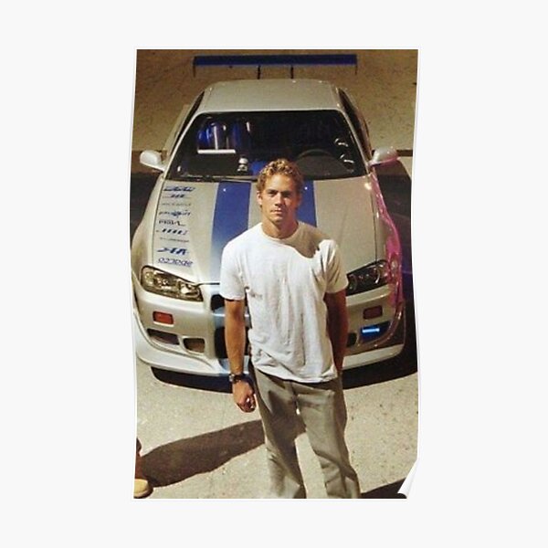 "fast and furious paul walker" Poster by kenopsiadesigns | Redbubble