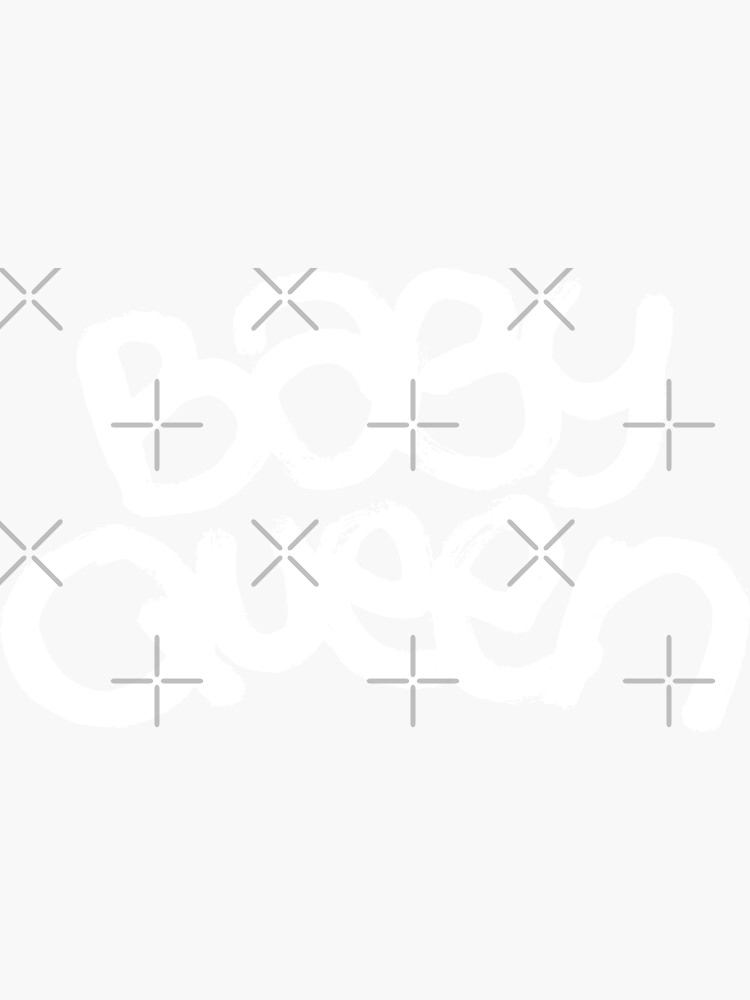"Baby Queen Merch Baby Queen Logo" Sticker for Sale by LoudKaniStore ...