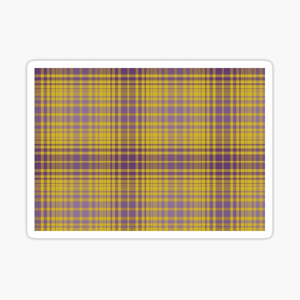 "Purple yellow check" Sticker for Sale by Leena98 | Redbubble