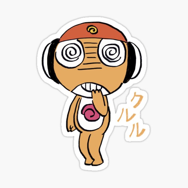 "I draw kururu / Sergeant Keroro" Sticker for Sale by RansRoom | Redbubble