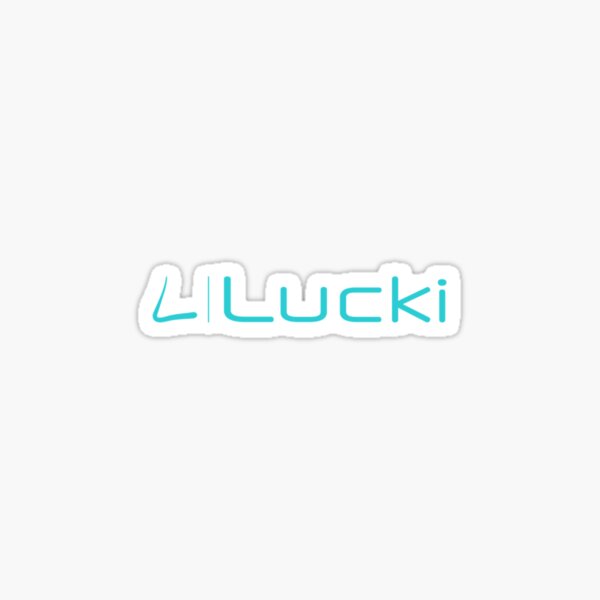 "Lucki Logo " Sticker for Sale by Emmanos | Redbubble