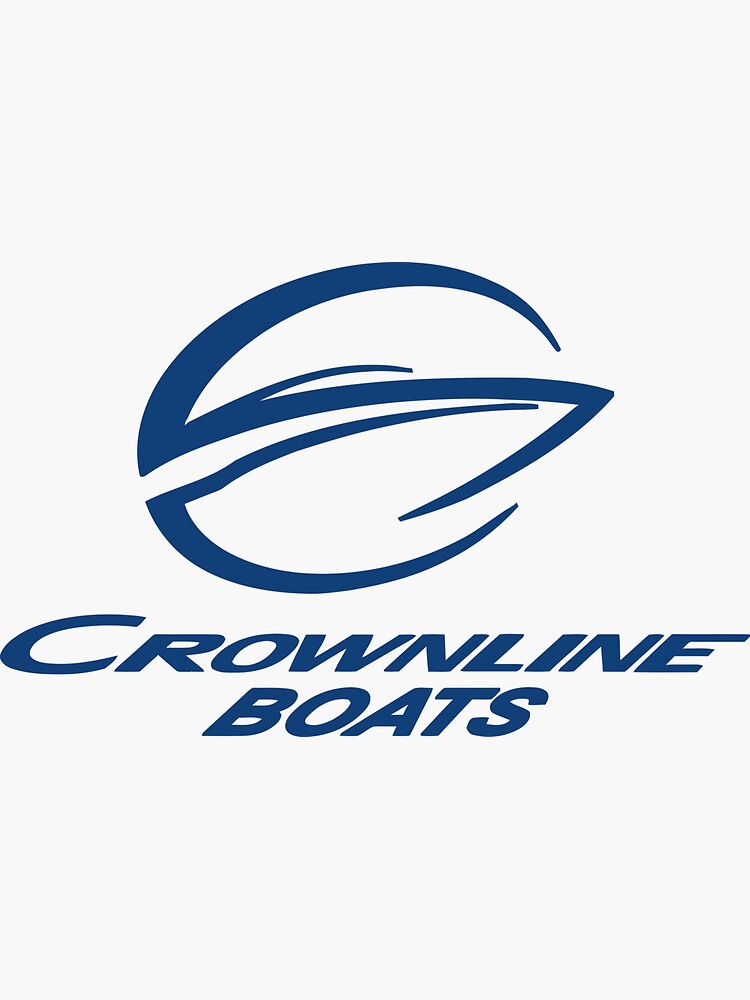 "Crown line Boats" Sticker for Sale by agrariashop | Redbubble