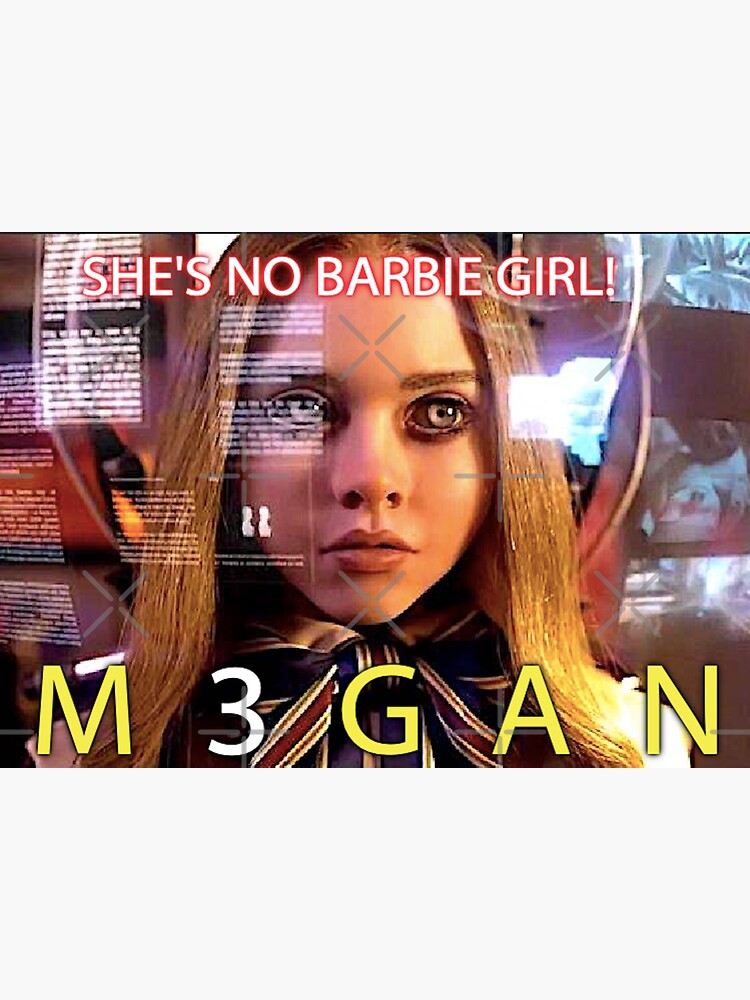 Sticker « M3GAN MEGAN FILM ROBOT POUPÉE », par promoboy | Redbubble