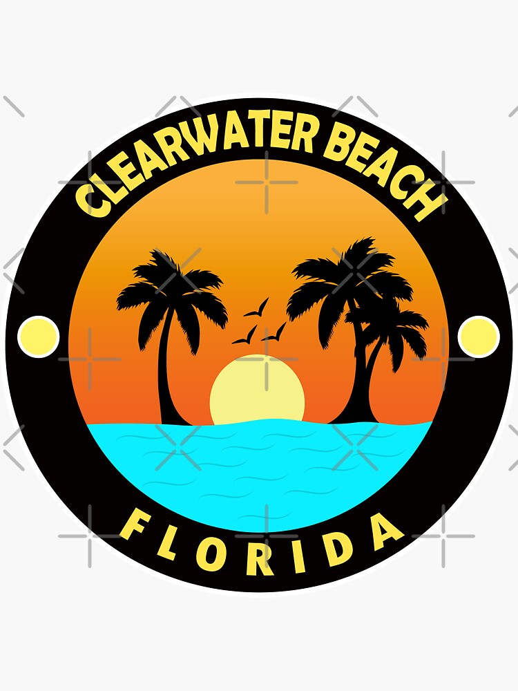 "Clearwater Beach Florida" Sticker for Sale by manmayacool12 | Redbubble