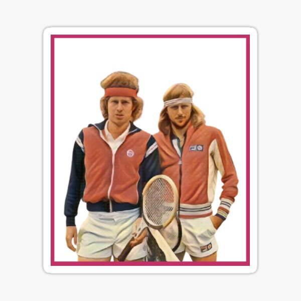 "The Greatest Rivalry In Tennis 6" Sticker for Sale by OutofFocusShop ...