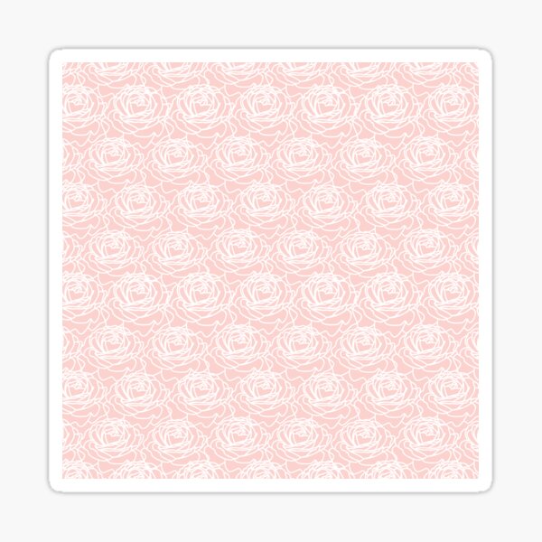 "Continuous pattern of flowers. Floral surface pattern" Sticker for ...