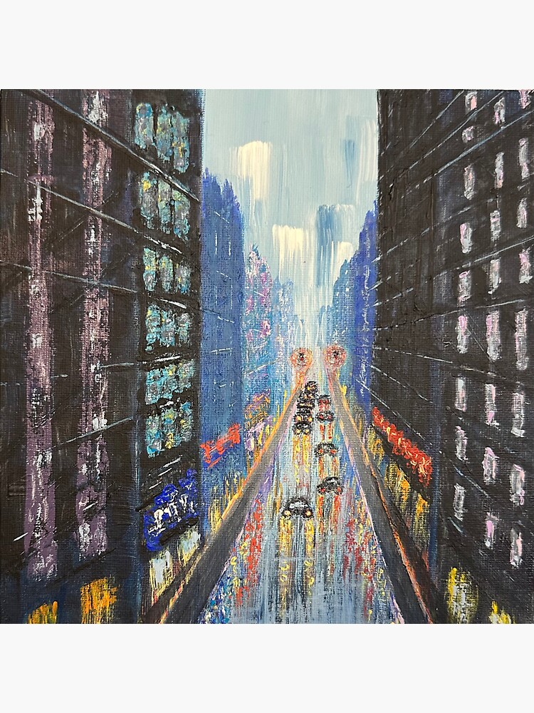 "Cityscape 1 Original Design" Sticker for Sale by Treasuretique | Redbubble