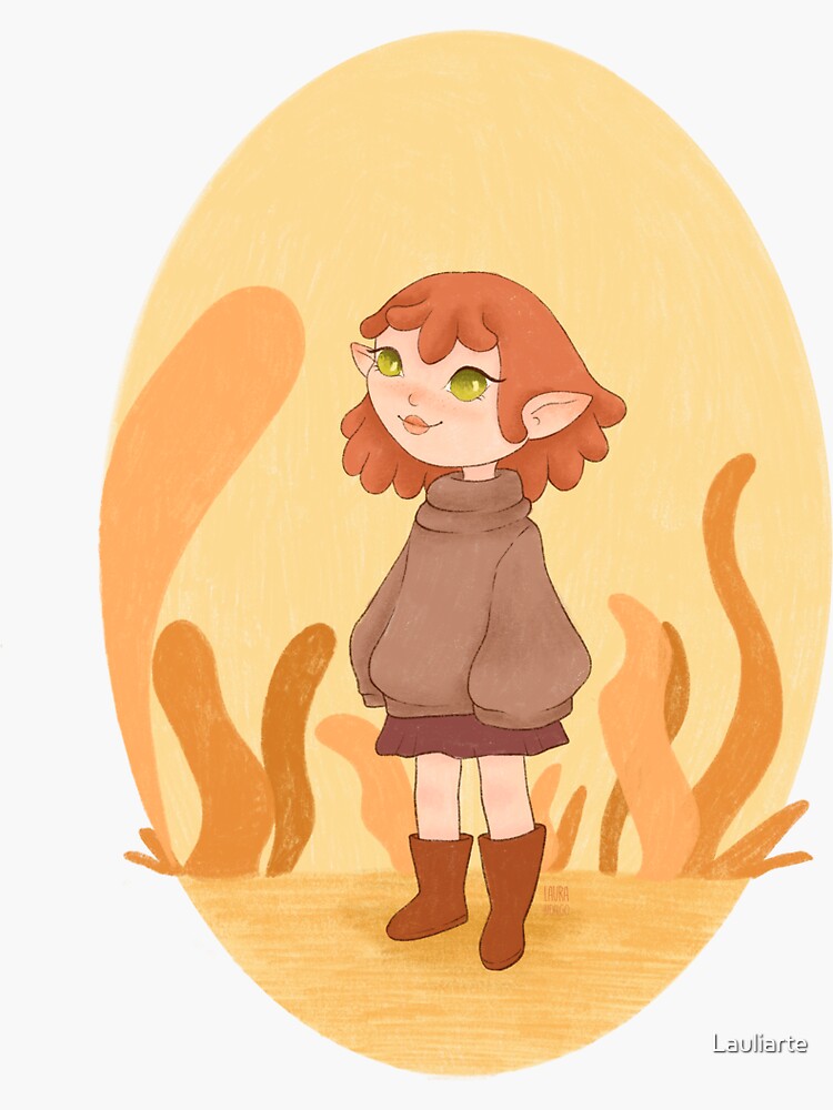 "Daphne" Sticker for Sale by Lauliarte | Redbubble