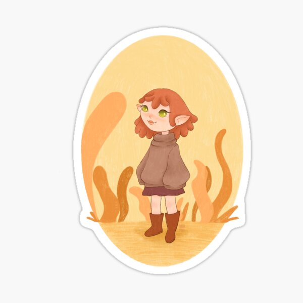 "Daphne" Sticker for Sale by Lauliarte | Redbubble
