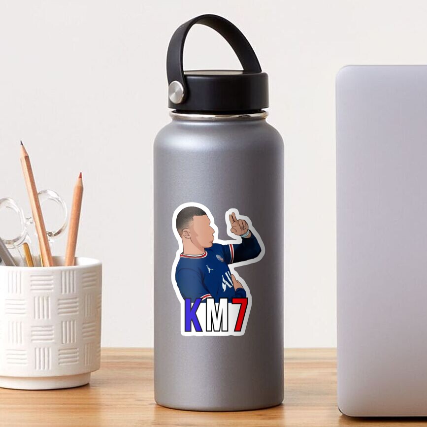 "Kylian Mbappe KM7 - PSG - Goal Celebration" Sticker for Sale by BZ69 ...