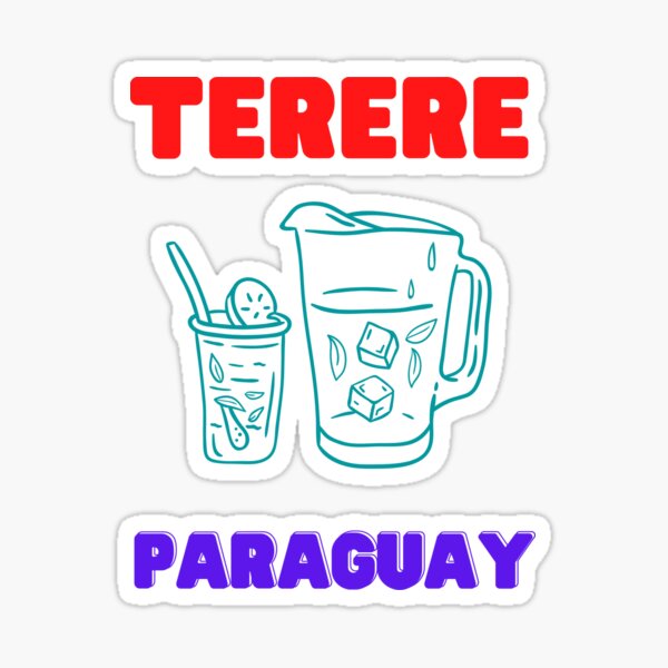 "Terere from Paraguay" Sticker for Sale by SimonsParaguay | Redbubble