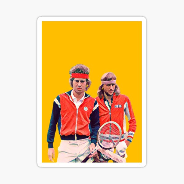 "The Greatest Rivalry In Tennis 7" Sticker for Sale by OutofFocusShop ...