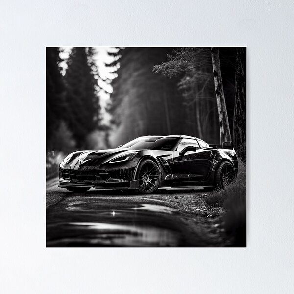 "C7 Corvette Realistic Rendition" Poster for Sale by RuthlessCustoms ...