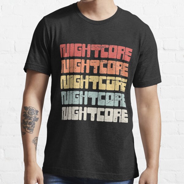 "Vintage NIGHTCORE Music Text" T-shirt for Sale by ethandirks ...