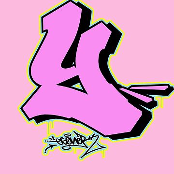 "PINK LETTER Y BY ESONE URBAN GRAFFITI STREET STYLE " Poster for Sale ...