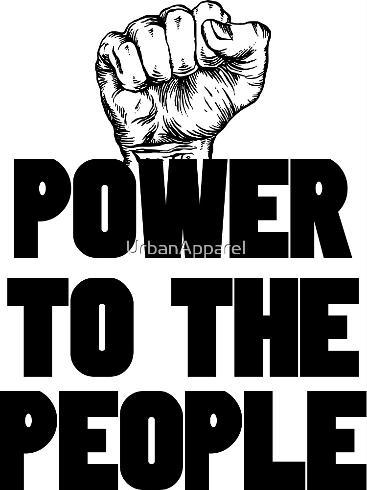 "Power To the People | Protest Fist" Poster by UrbanApparel | Redbubble