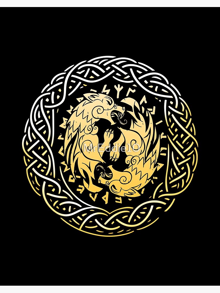 Norse Wolf Knot Fenrir Wolf Knot Etsy.de