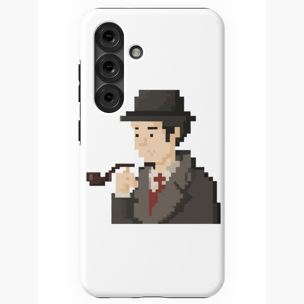 "Sherlock Holmes Pixel Art" Sticker for Sale by AIaesthetic | Redbubble