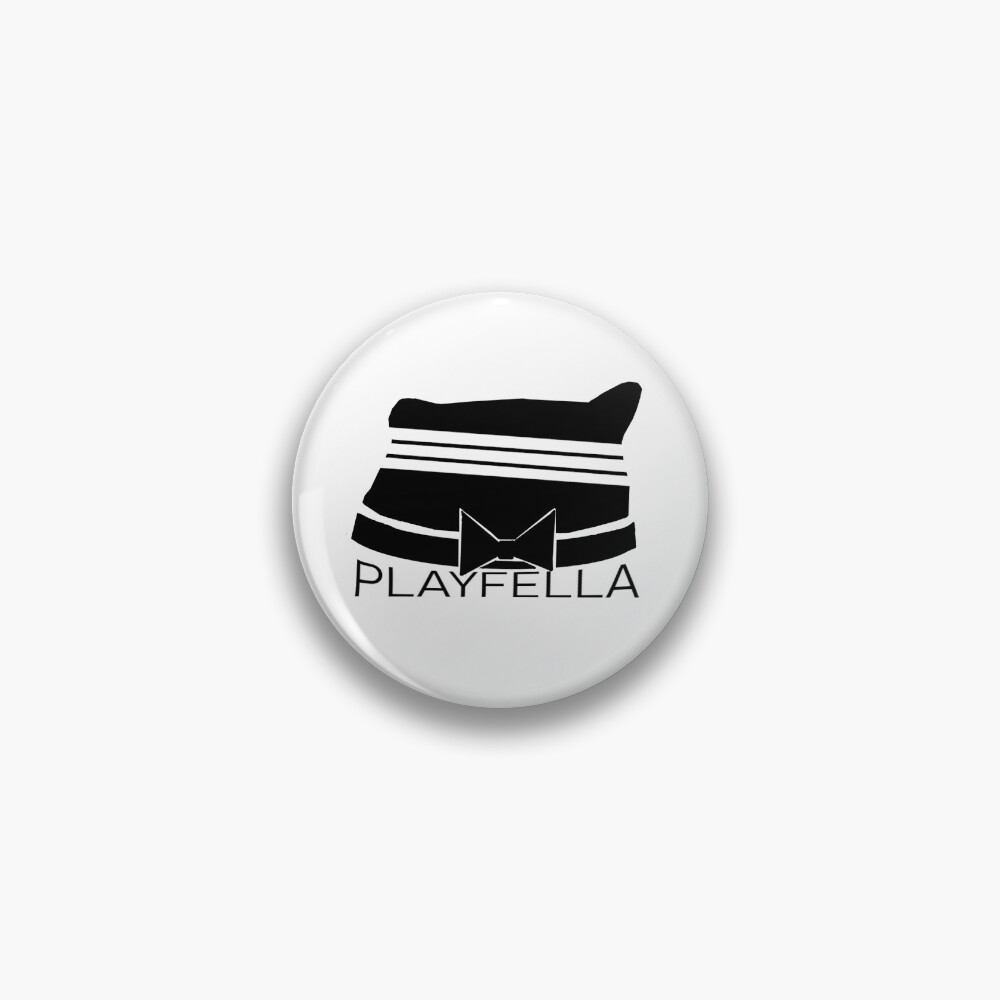 "Playfella logo" Sticker for Sale by cursed-dog | Redbubble