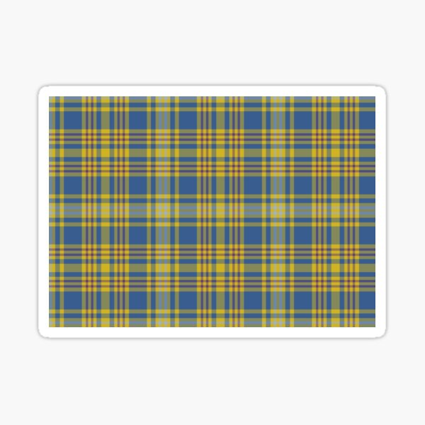 "Blue Yellow Check" Sticker for Sale by Leena98 | Redbubble