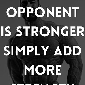 "Gigachad quote" Poster for Sale by G-C-DESIGN | Redbubble
