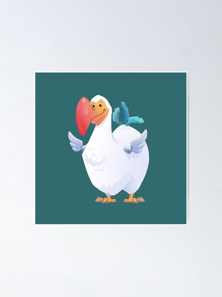 "Cute Dodo Bird (Dododex for Ark: Survival Evolved)" Poster for Sale by ...