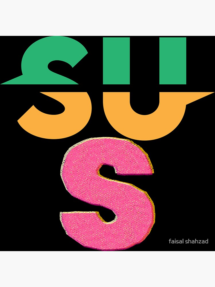 " You Are Sus sus " Sticker for Sale by Faisal3761 | Redbubble