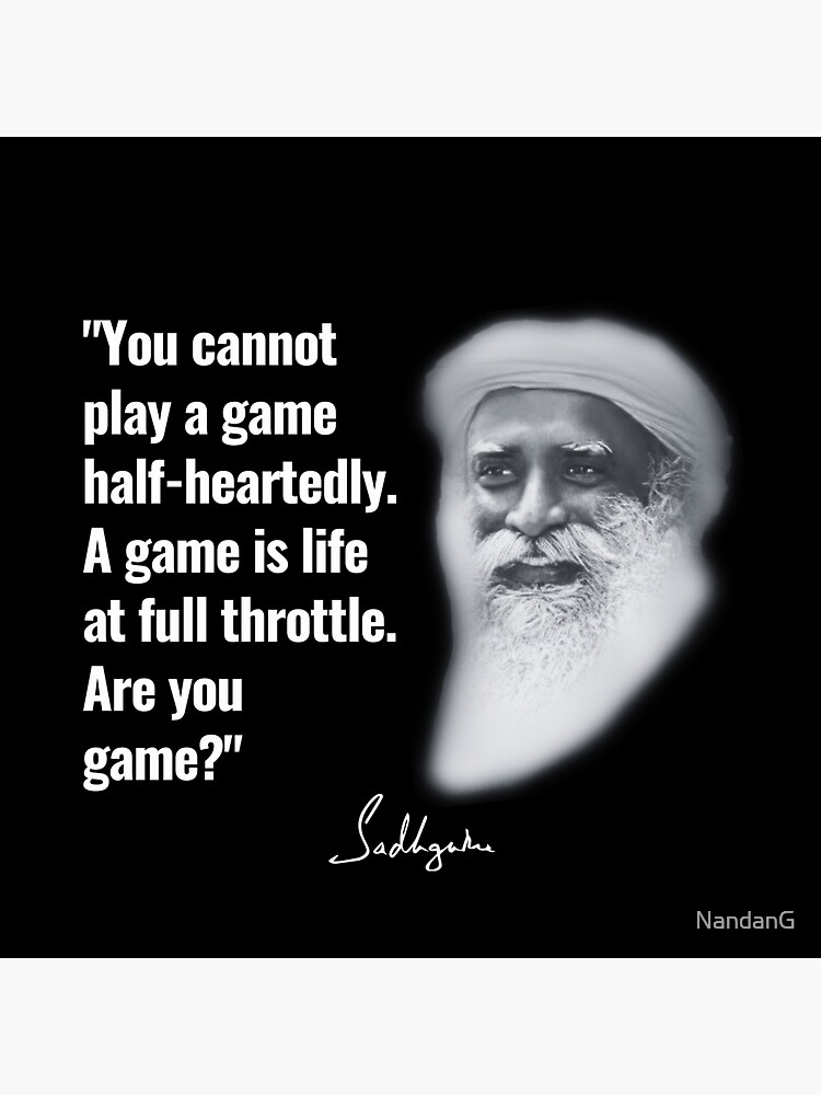 Find Your Purpose With Sadhgurus Motivational Quotes On Life Sticker