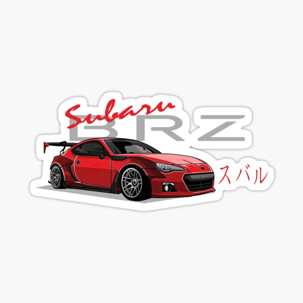 "BRZ, JDM Car" Sticker for Sale by T-JD | Redbubble