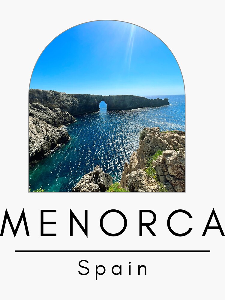 "Menorca, Spain " Sticker for Sale by ShannonJart | Redbubble