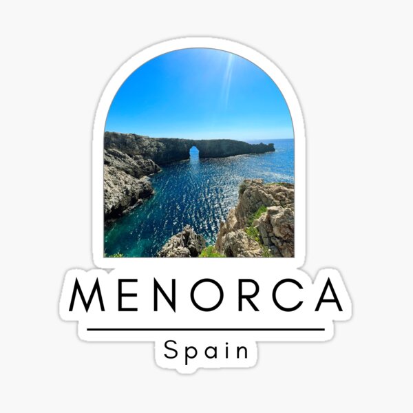"Menorca, Spain " Sticker for Sale by ShannonJart | Redbubble
