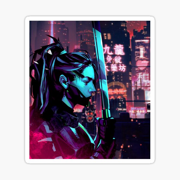 "Cyber Assassin" Sticker for Sale by Clifficus | Redbubble