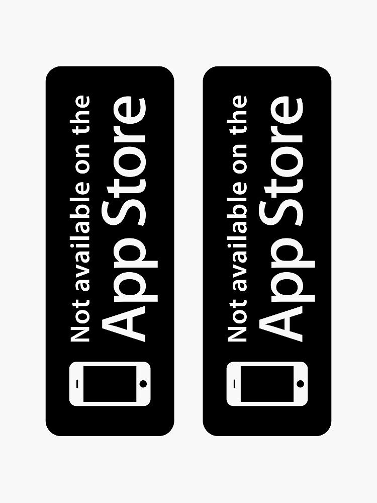 "Not available" Sticker by codesticker | Redbubble