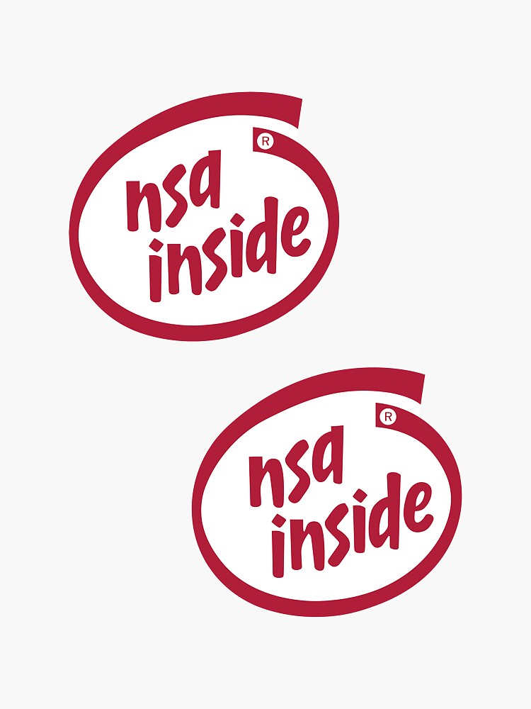 "NSA Inside" Sticker by codesticker | Redbubble