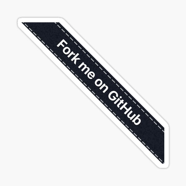 "Forkme" Sticker by codesticker | Redbubble