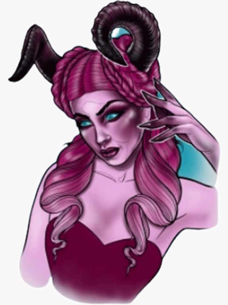 "Succubus" Sticker for Sale by art-xl | Redbubble