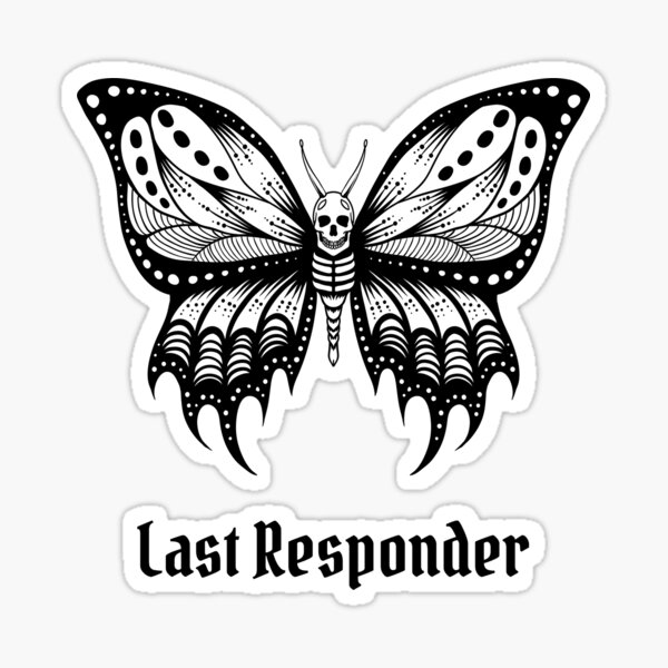 "last responder" Sticker for Sale by artichote | Redbubble