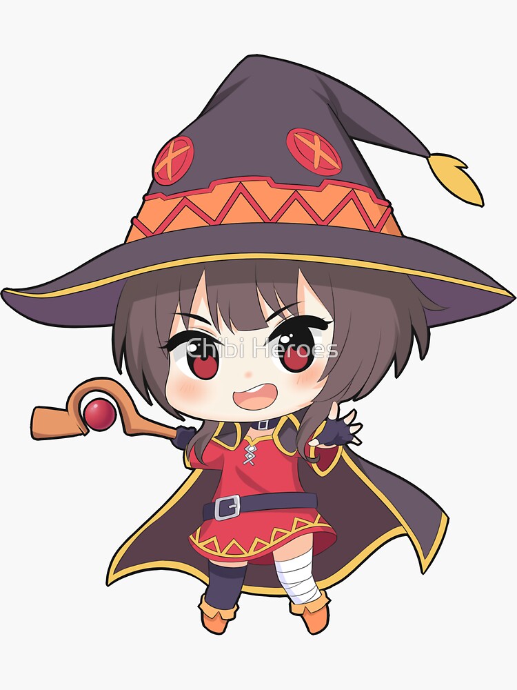 "Megumin - CSRS01" Sticker by wasabishop | Redbubble