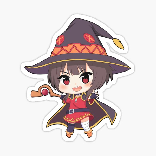 "Megumin - CSRS01" Sticker by wasabishop | Redbubble