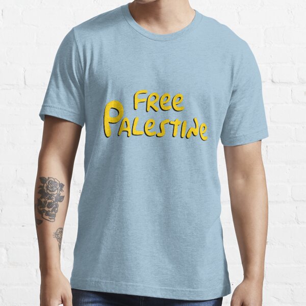 "Free Palestine The Simpsons Style" T-shirt for Sale by pommunist ...