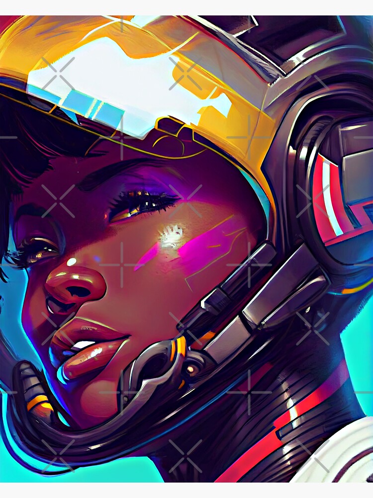 "Astro girl #1" Sticker for Sale by PREARTE | Redbubble