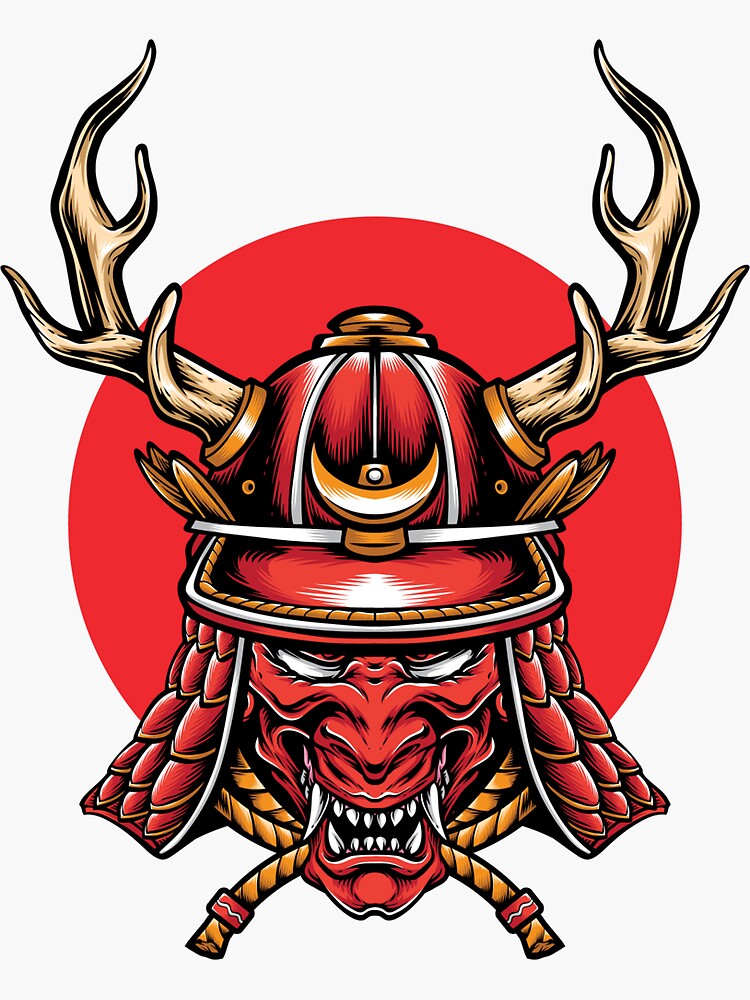 "last ronin Sunset Samurai Warrior" Sticker for Sale by yassineidtaleb ...