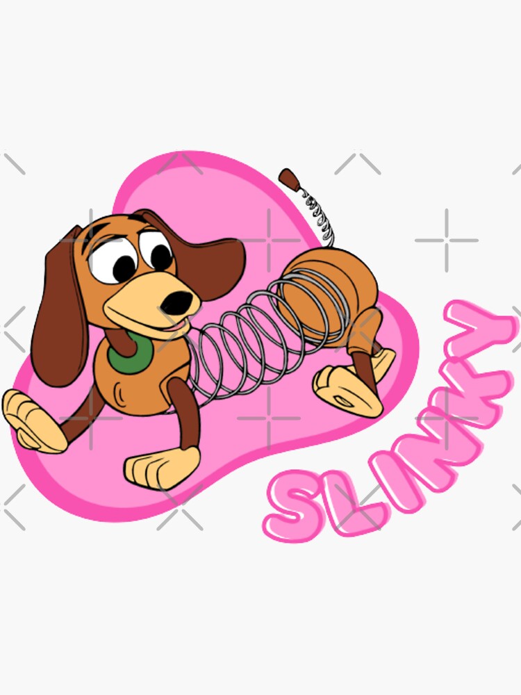 "slinky pup" Sticker for Sale by nateruess | Redbubble